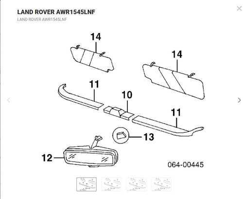 Defender NAS Soft Top Windscreen Trim Kit - for Land Rover 90