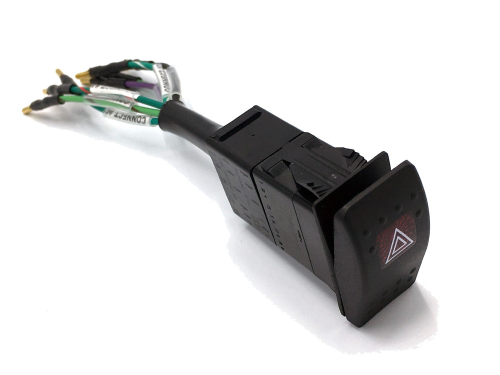 Defender Hazard Switch Wiring Harness (*includes* Carling Hazard Switc