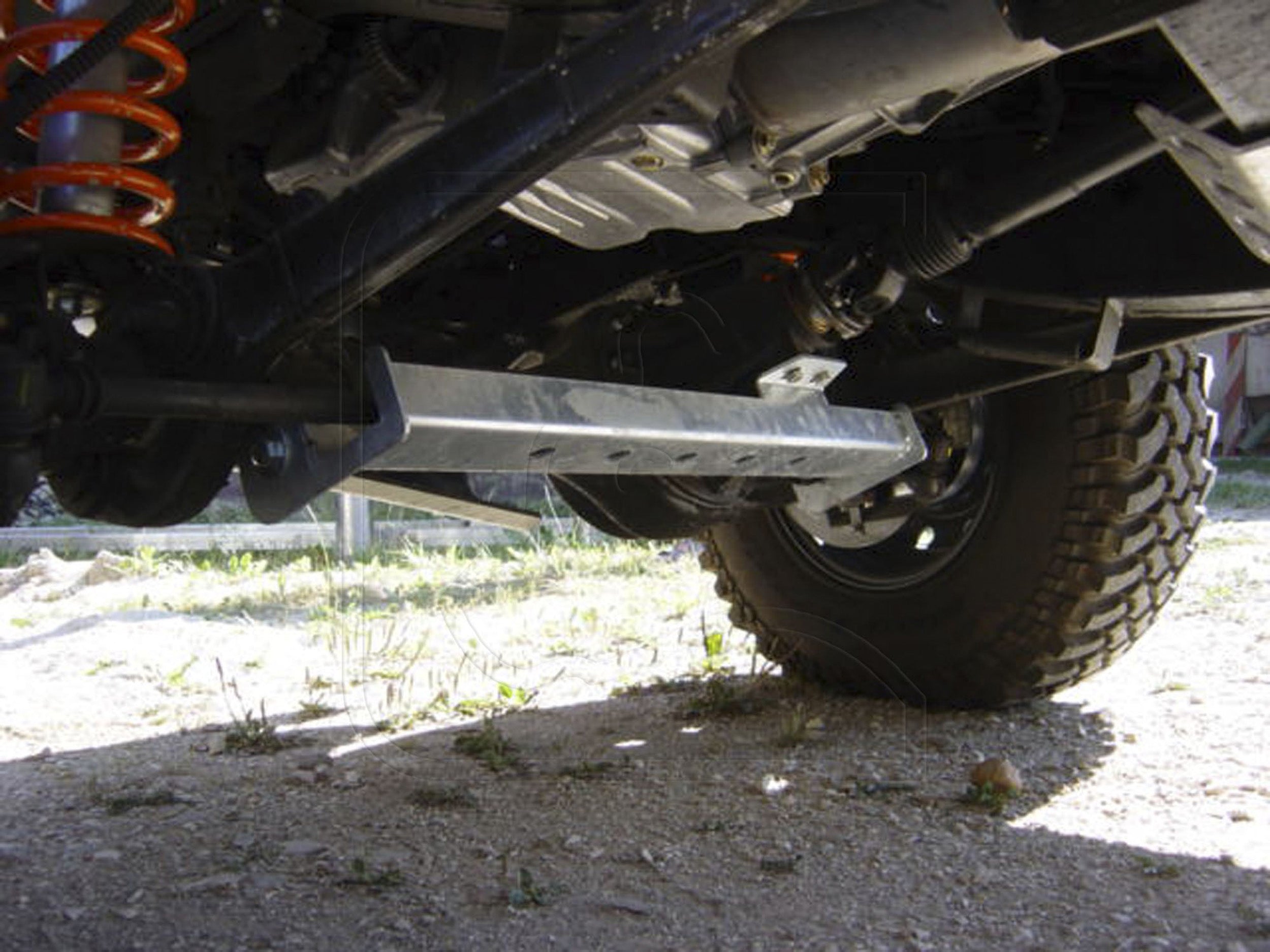 Defender Galvanized Steel Heavy Duty Tie Rod / Track Rod Guard - for L